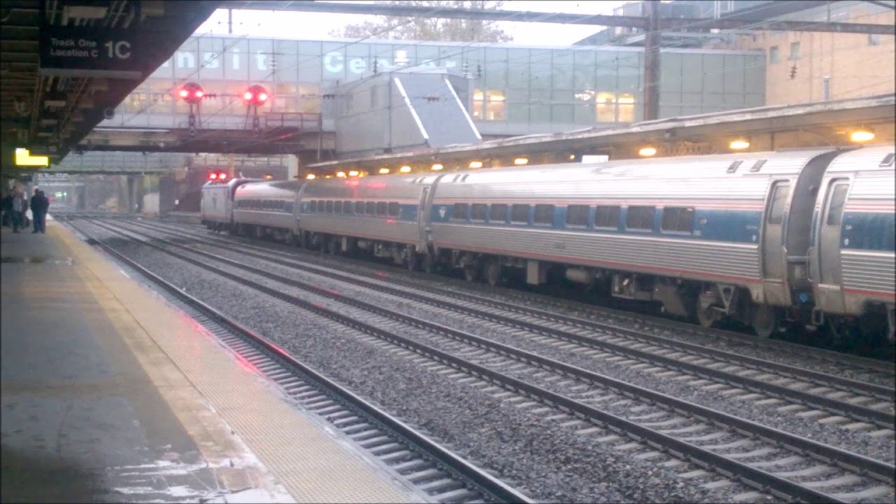 Trenton Transit Center Railfanning! - YouTube