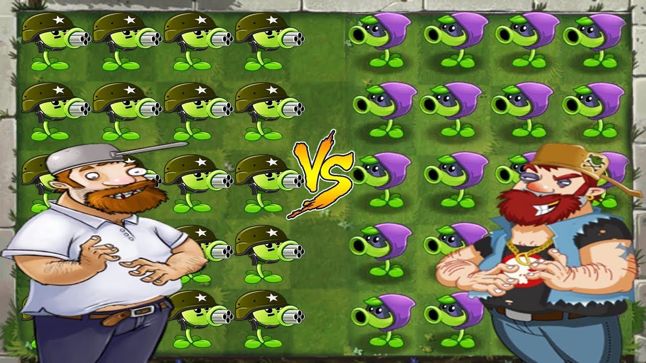 Plants vs Zombies - Gatling Pea Angry Bird Vs Gatling Pea PvZ 2 Pak ...