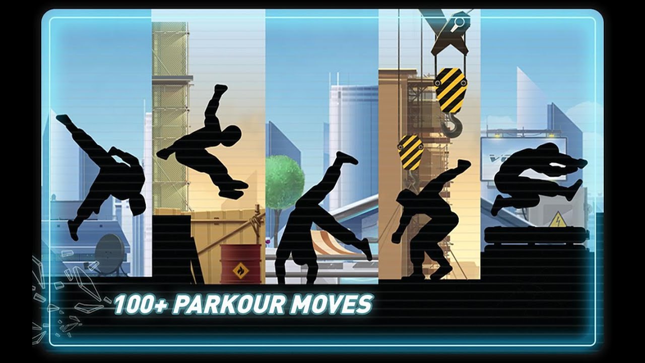 All parkour tricks from the vector game - YouTube