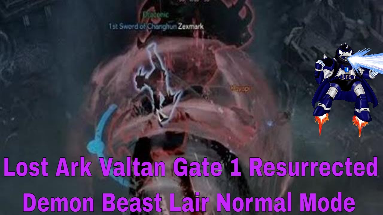 Lost Ark Valtan Gate 1 Resurrected Demon Beast Lair Normal Mode - YouTube