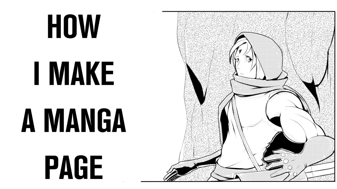 How I make a manga page | BertLogTV - YouTube