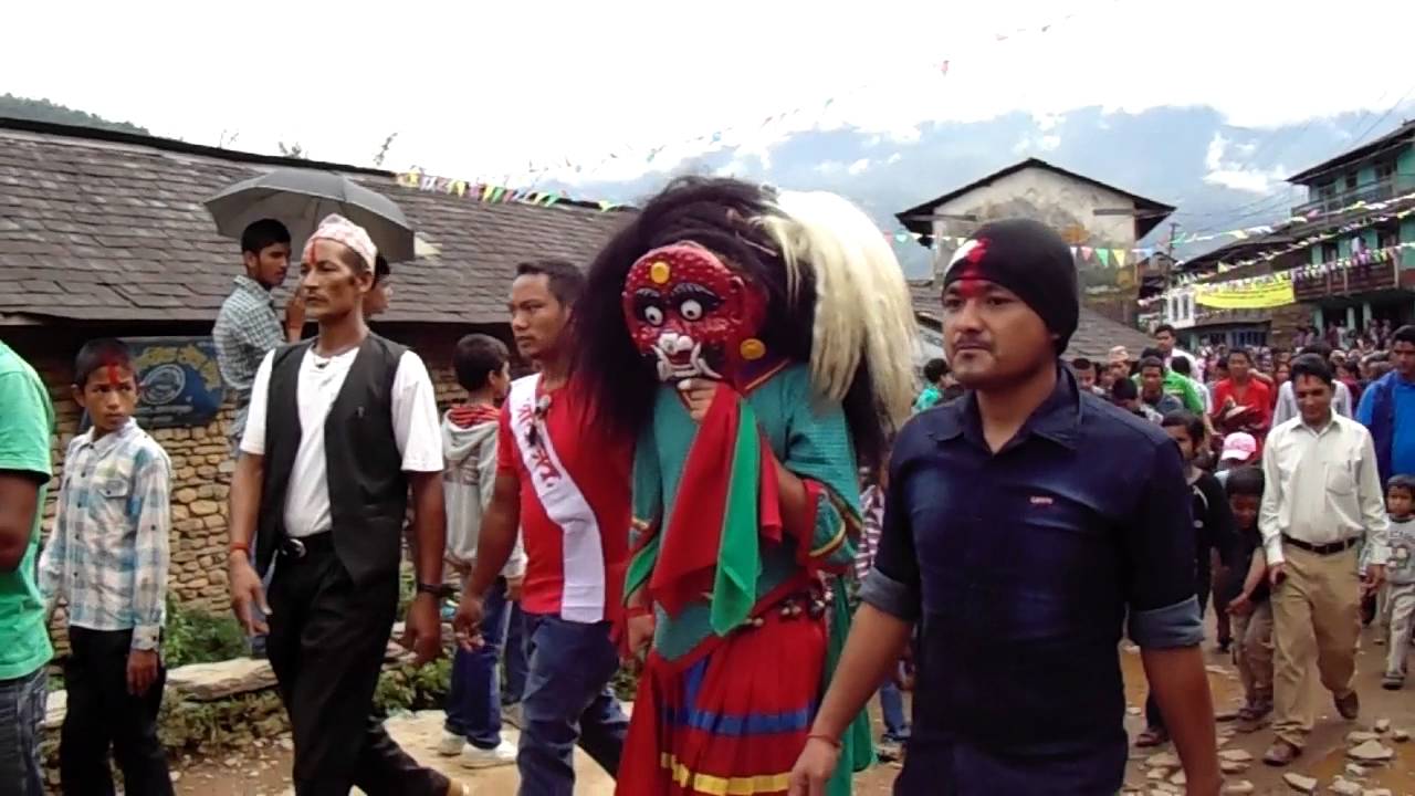 lakhe naach at galkot harichaur - YouTube