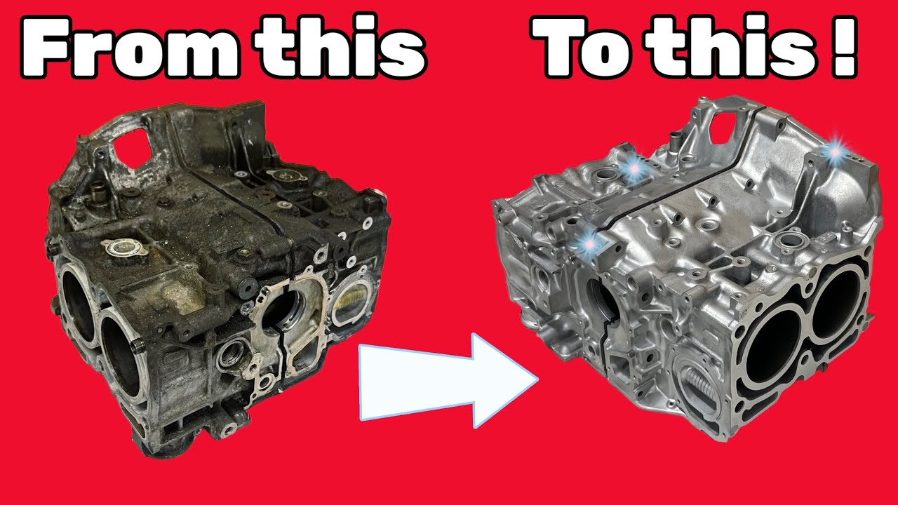 Refinishing the worlds dirtiest engine - YouTube