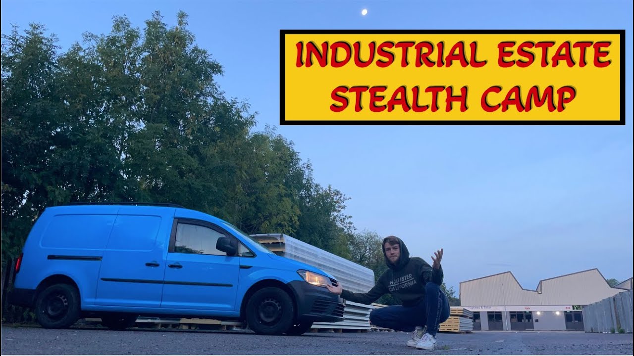STEALTH CAMP AT INDUSTRIAL ESTATE - MICRO CAMPER - YouTube
