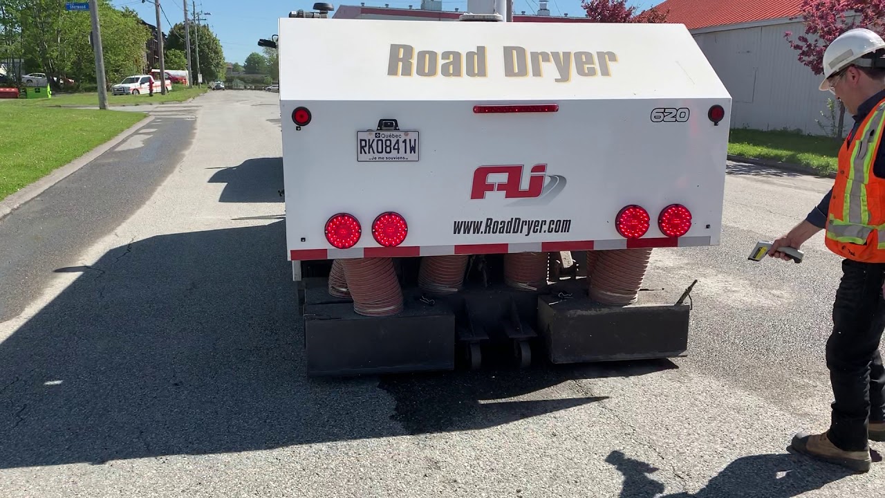 Road Dryer Demo - YouTube