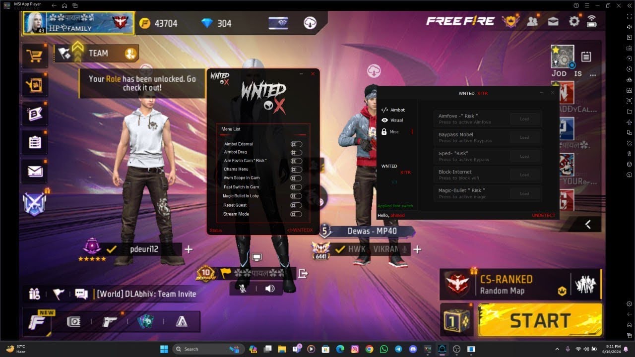 NEW AIMBOT PANEL ☠️ New Pc Panel Drag Aimbot & Magic Bullet No ...