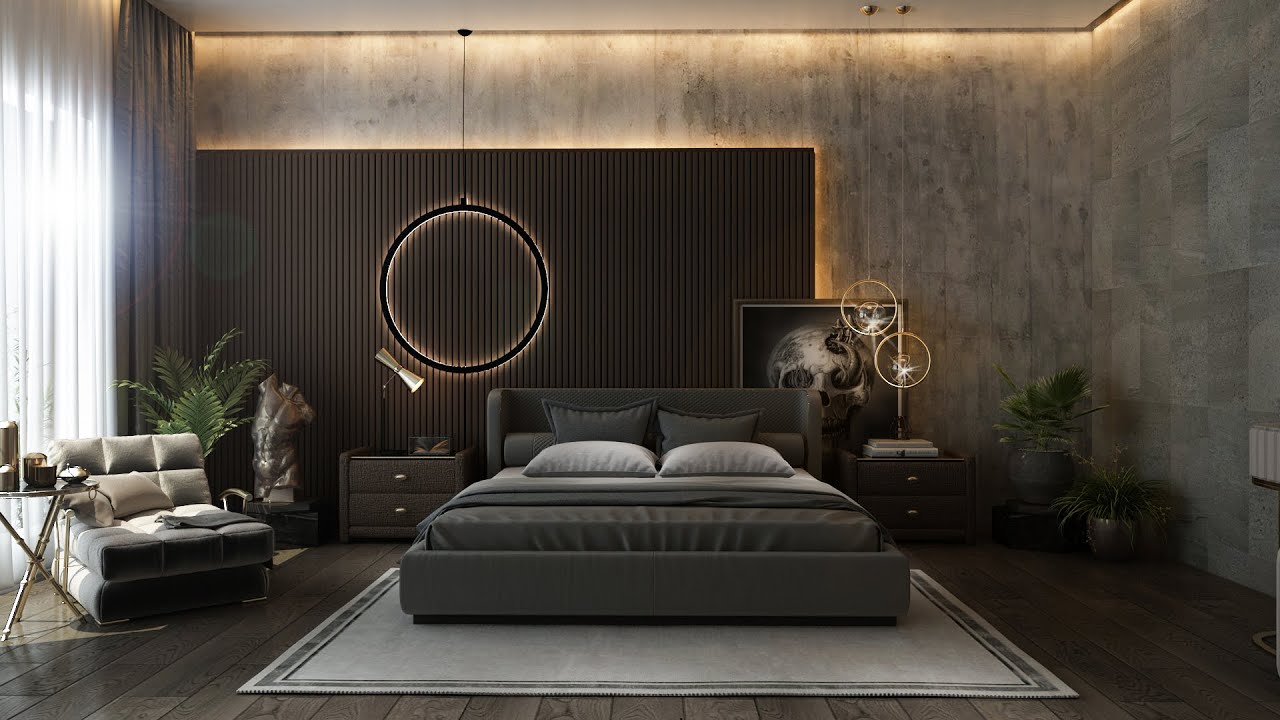 360 degree video for modern master bedroom design in ksa by nadia saad ...