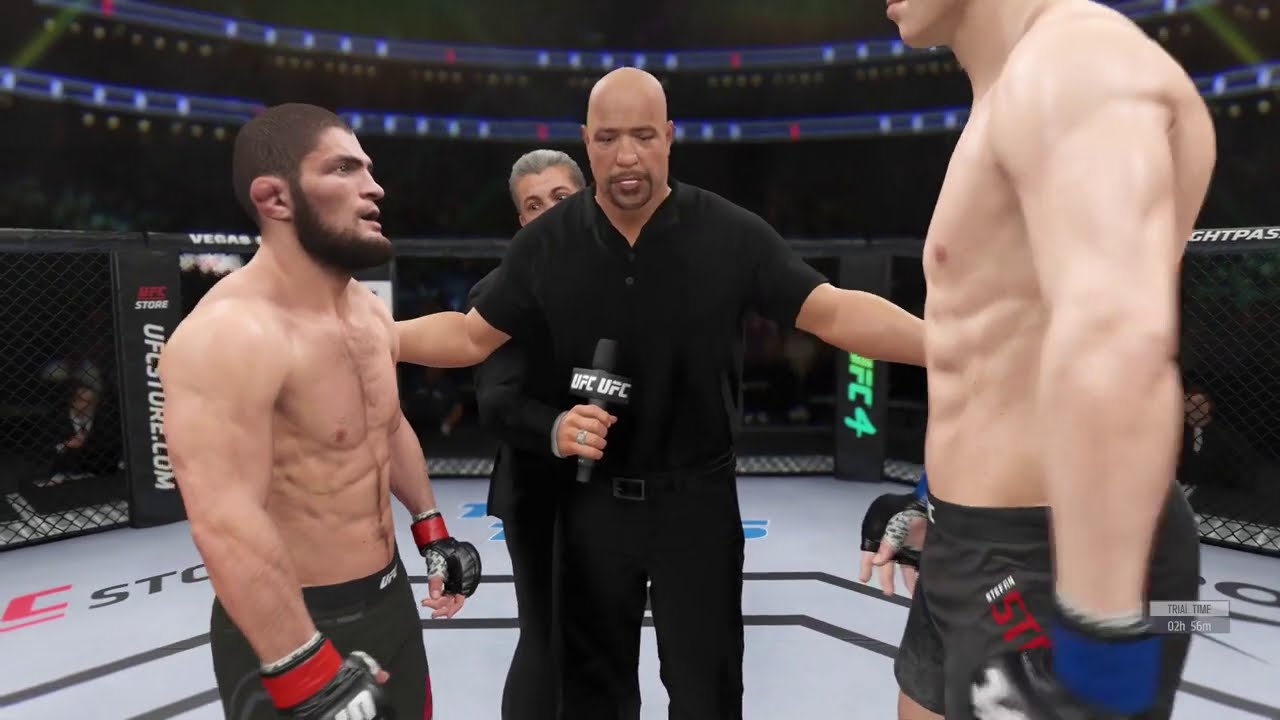 Khabib vs. Stefan Struve - EA Sports UFC 4 - Champion Fights - YouTube