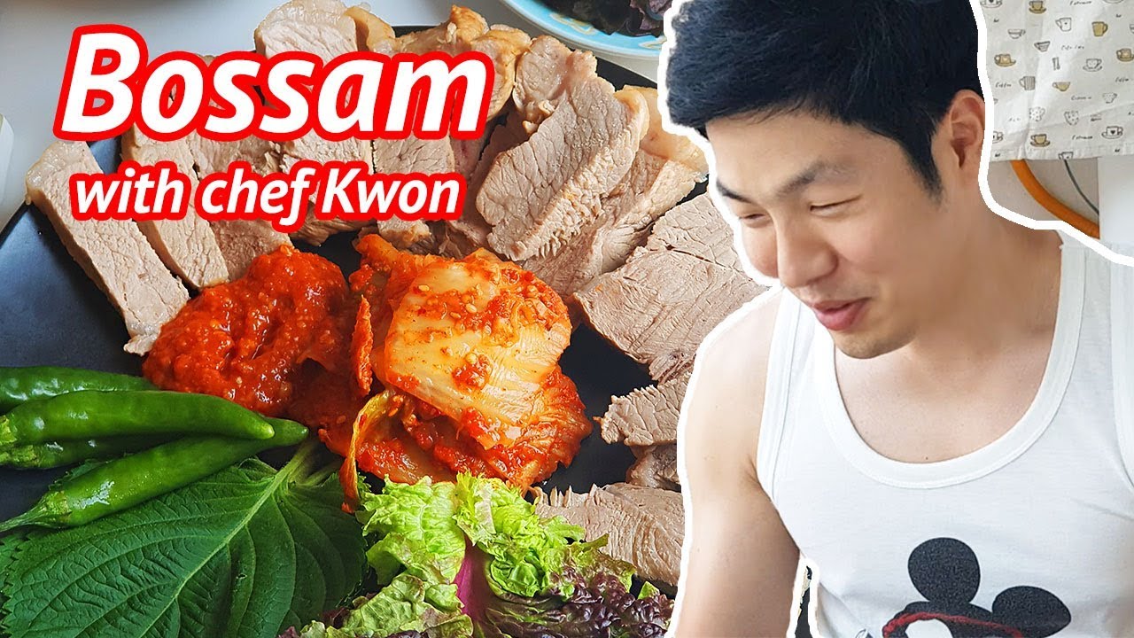 Easy Bossam Recipe (Korean Pork/보쌈) - YouTube