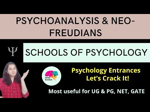 Psychoanalysis & Neo Freudians | Schools of Psychology| Psychology ...