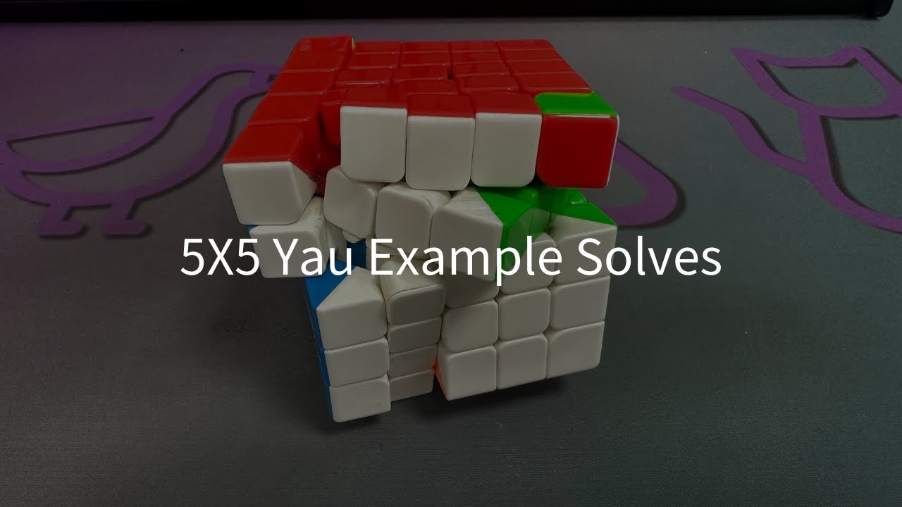5x5 Yau Example Solves (sub-50) - YouTube