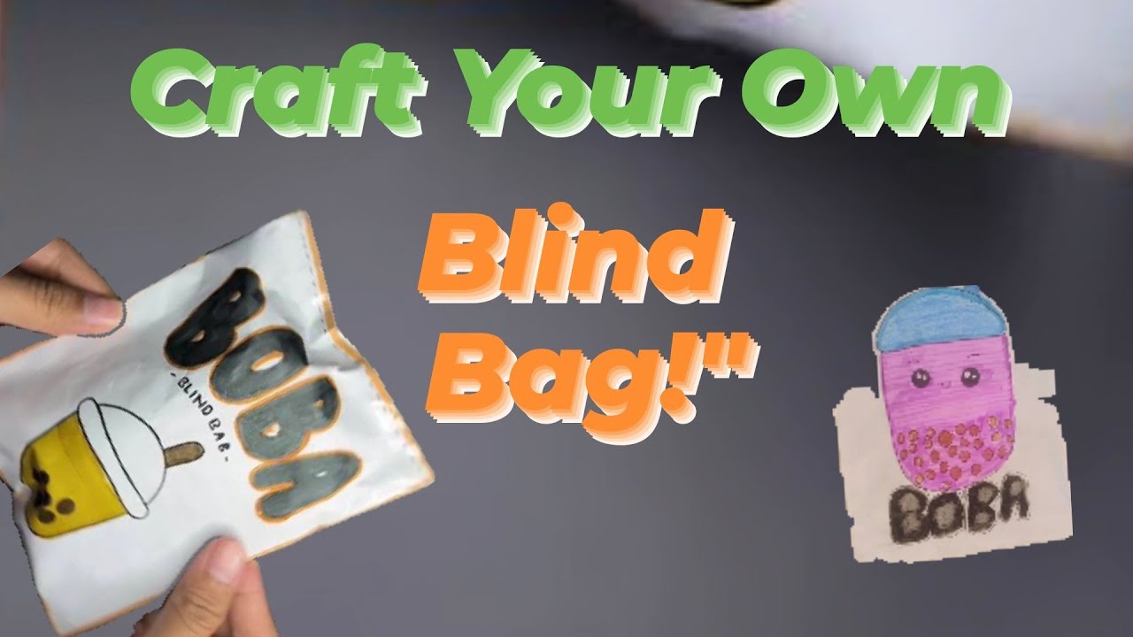 DIY Blind Bag Tutorial: Craft and Create Your Own Surprise! - YouTube