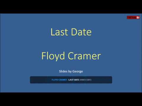Floyd Cramer Last Date karaoke - YouTube