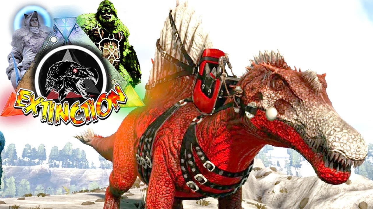 PEDAZO DE SPINO ALPHA #13 | EXTINCTION | ARK Survival Evolved - YouTube