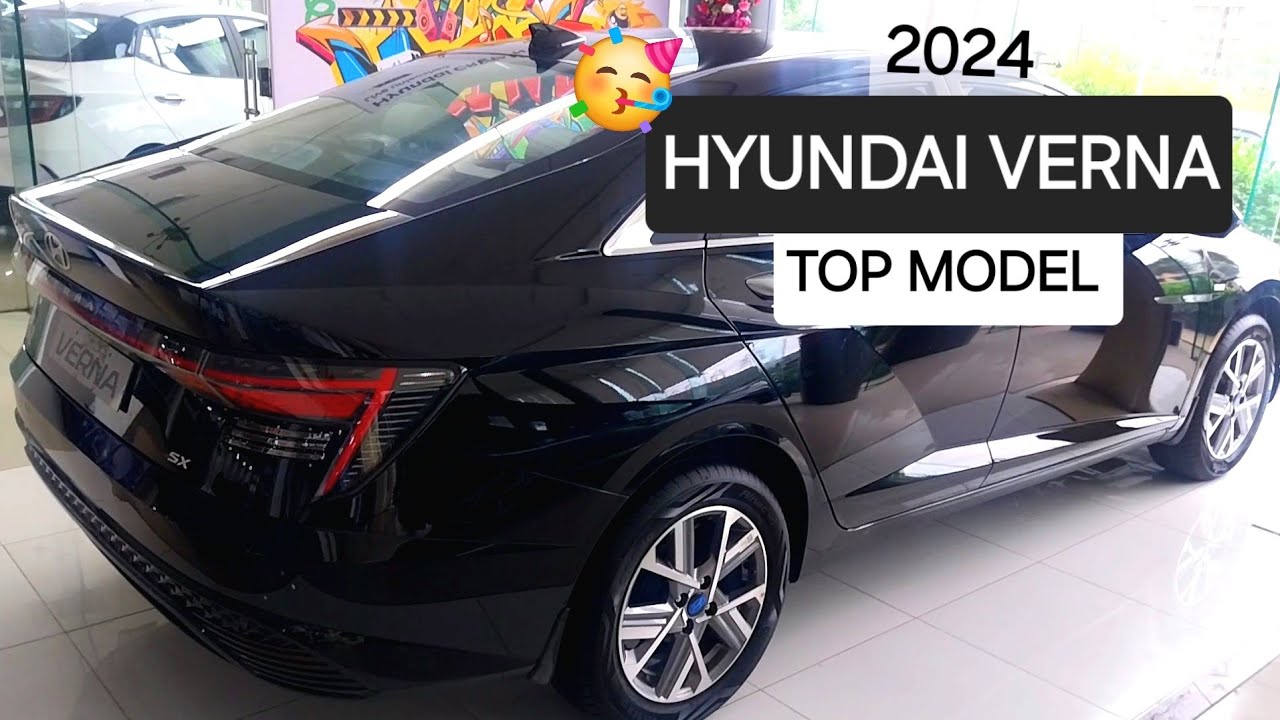NEW HYUNDAI VERNA |TOP MODEL |2024 BLACK #verna #hyundai - YouTube