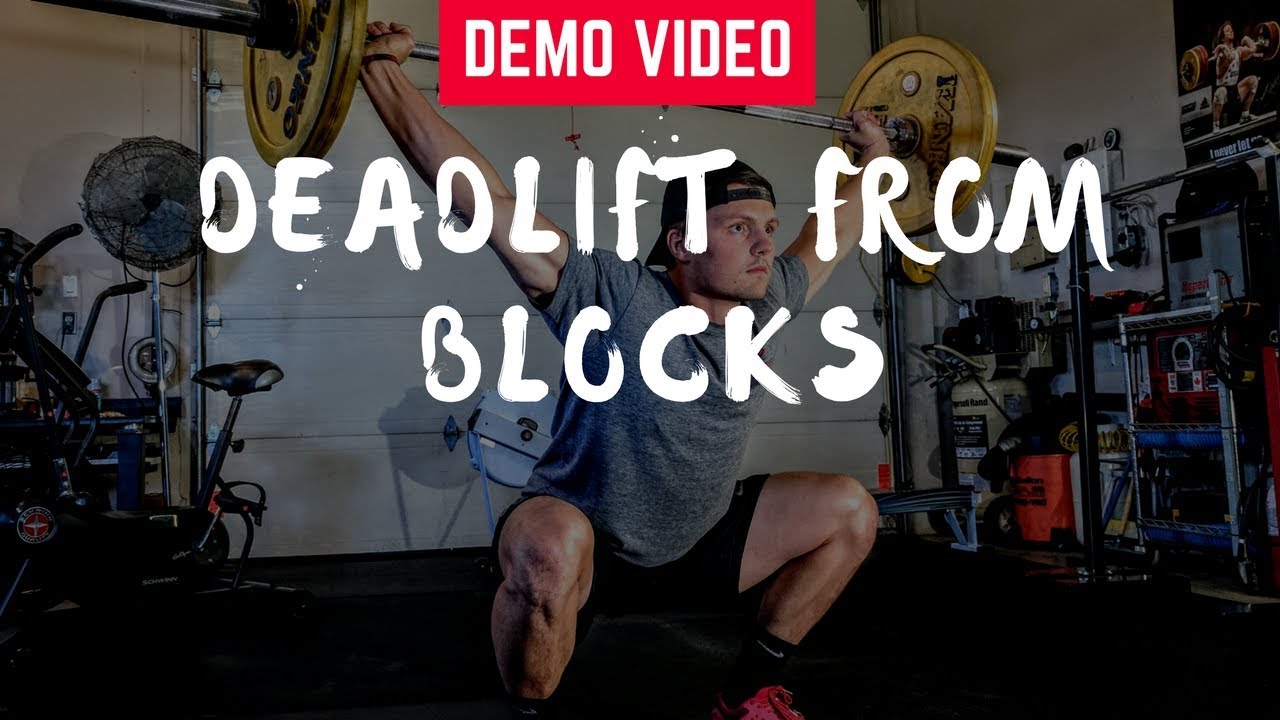 Deadlift From Blocks - YouTube