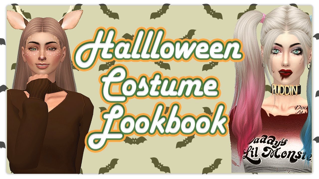 The Sims 4 // Halloween Costume Lookbook + CC-Links // 3 Halloween ...