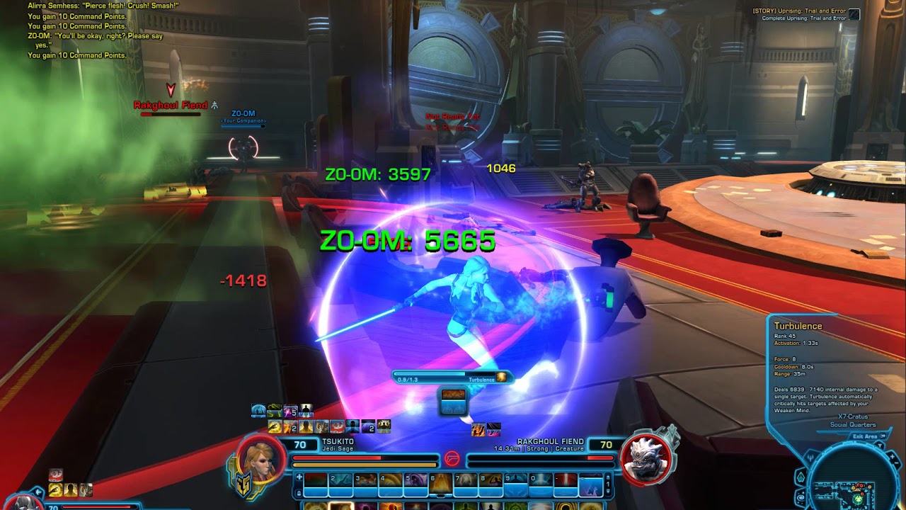 Swtor - Jedi Consular - Ray Shield Panel - X7-Cratus - YouTube