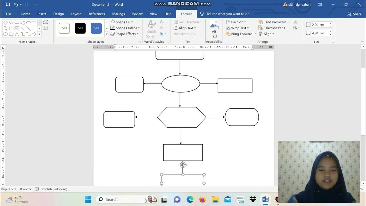 Cara Membuat Flow Chart di Microsoft Word - YouTube