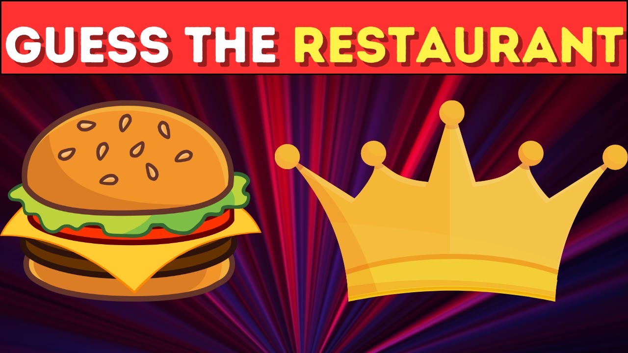 Guess The Restaurant By Emoji Quiz | Can You Do It With Only 3 SECONDS ...