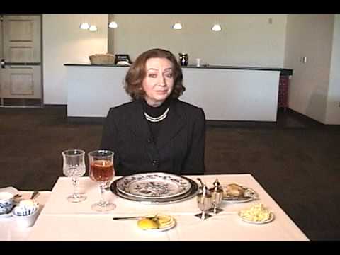 Dining Etiquette with Sybil Davis (Part 4 of 4) - YouTube