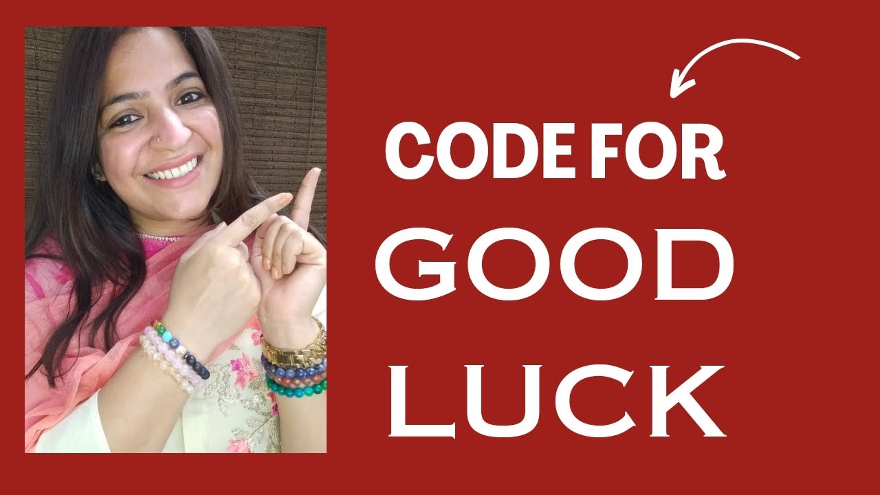 Write this GOOD LUCK code to Bring LUCK #PeacefulVibes11 - YouTube