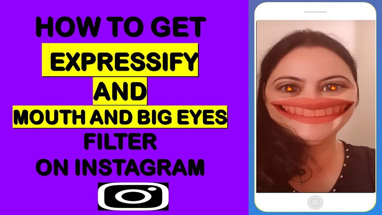 Mouth sync filter Instagram | EXPRESSIFY ON INSTAGRAM | MOUTH AND BIG ...