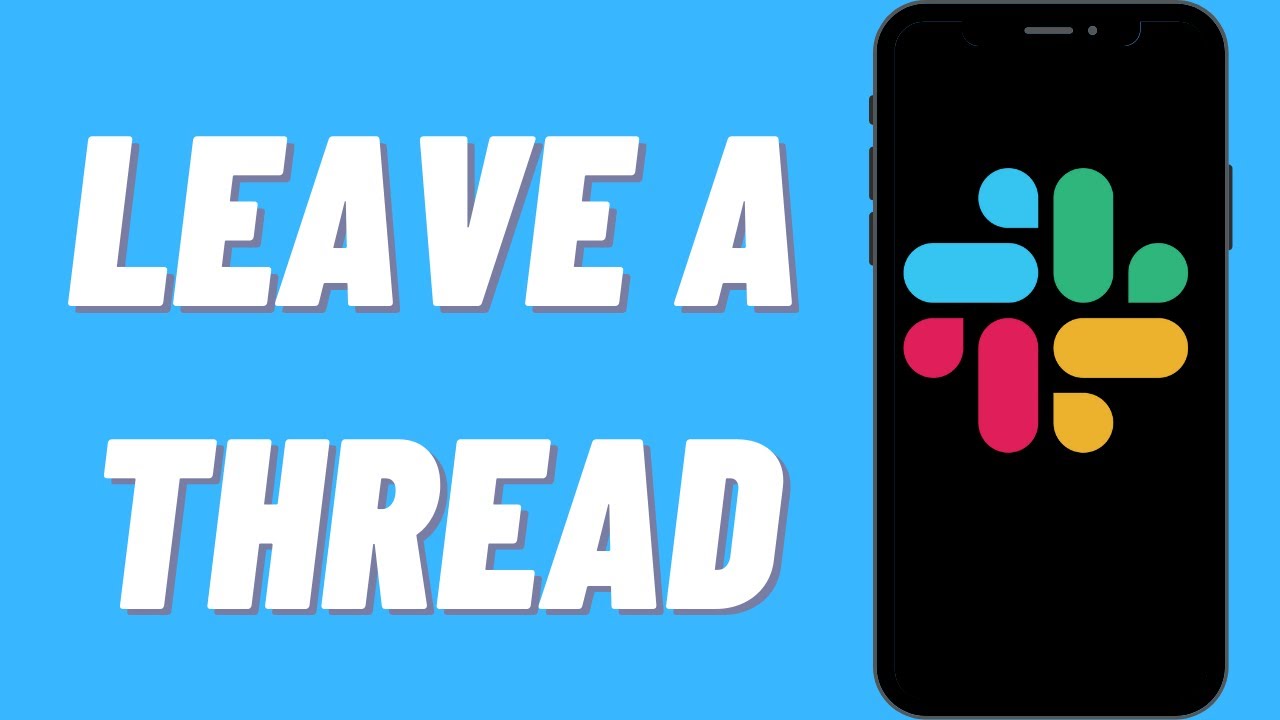 How To Leave A Thread On Slack - YouTube