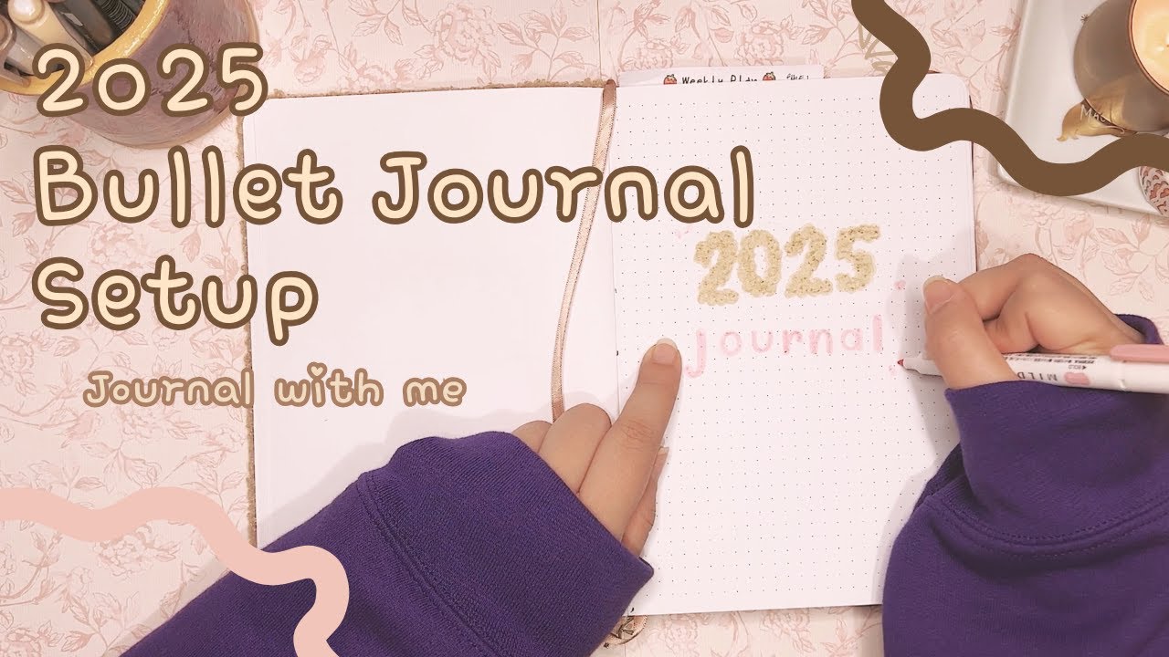 2025 Bullet Journal Setup | Journal with me - YouTube