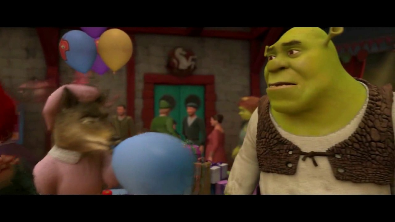 Shrek 4: Wolfie's Balloon Burst 1 (Super-Slow-Motion) - YouTube