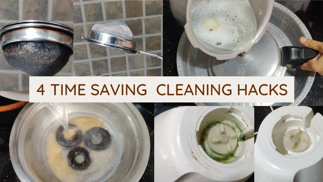 Time saving kitchen cleaning tips and hacks || my habits for clean ...