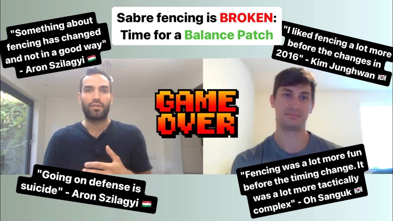 Sabre Fencing is Broken - Time For a Balance Patch - YouTube