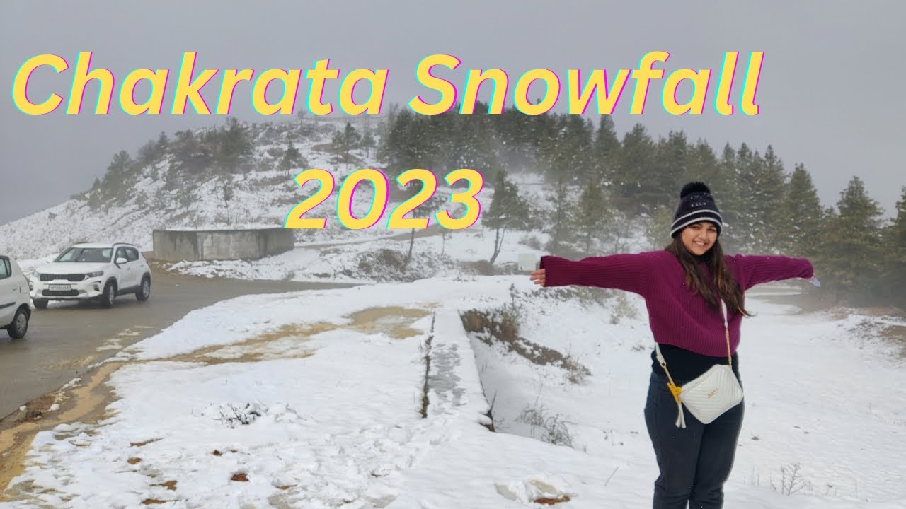 Chakrata first snowfall of 2023 | #komalvlogs #dailyvlog - YouTube