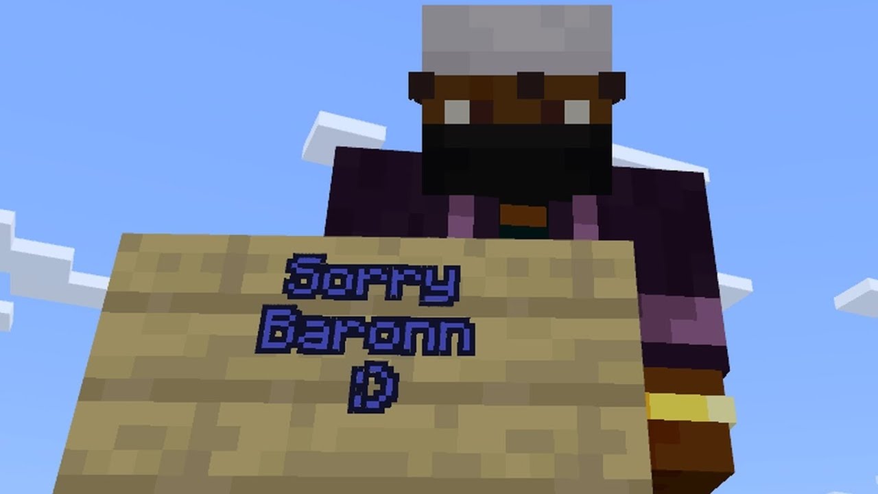 Baronn's Biggest Rage in Minecraft! - YouTube