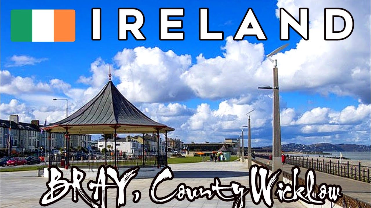 IRELAND Vlog 🇮🇪 | Walking along Beautiful view of Bray Seafront County ...