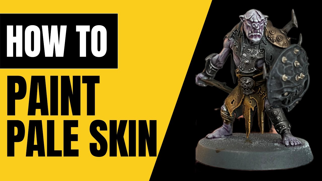 Step-by-Step Guide to Painting Pale Skin on Models - YouTube