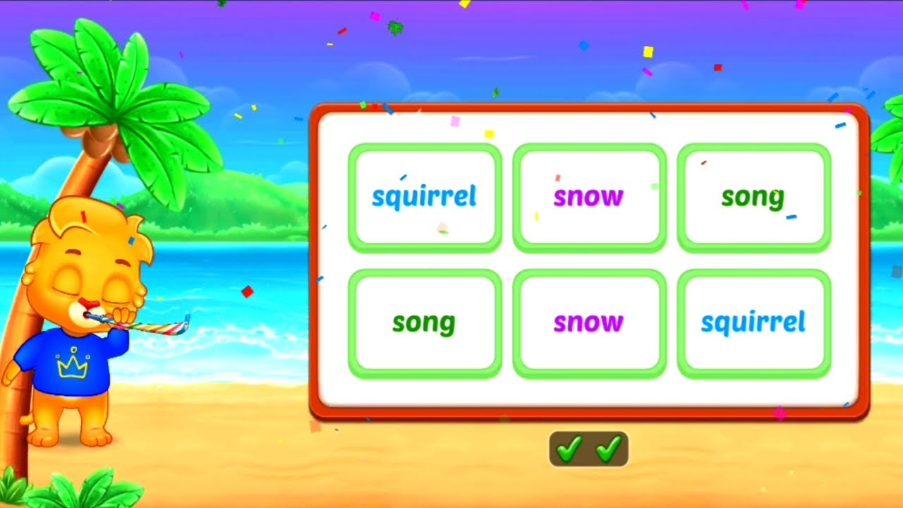 Sight Words ️ Learn to read 📝 Game for kids ️ part 51 - YouTube