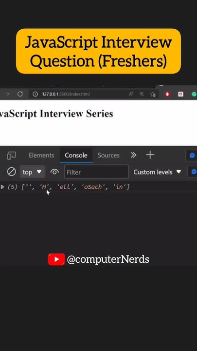 6 Javascript Interview Question For Freshers In Hindi Shorts Javascriptinterviewquestions