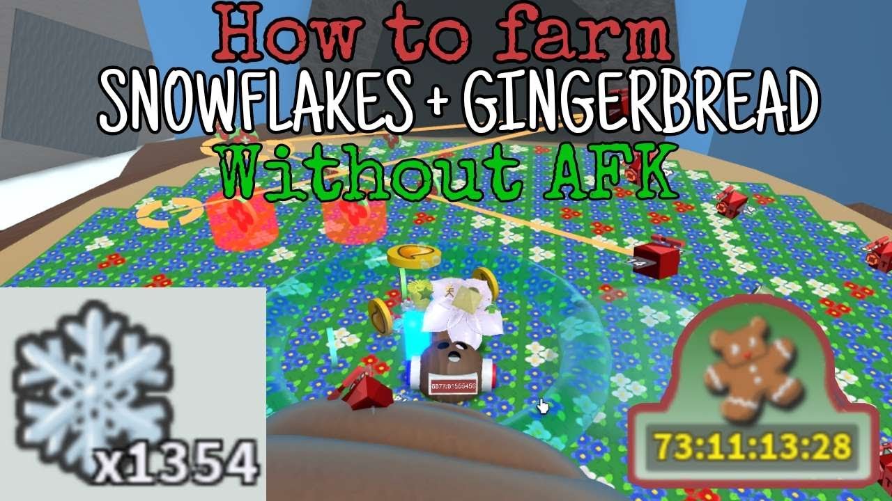 How To Farm Gingerbread Bears And Snowflakes (NON AFK)! - YouTube
