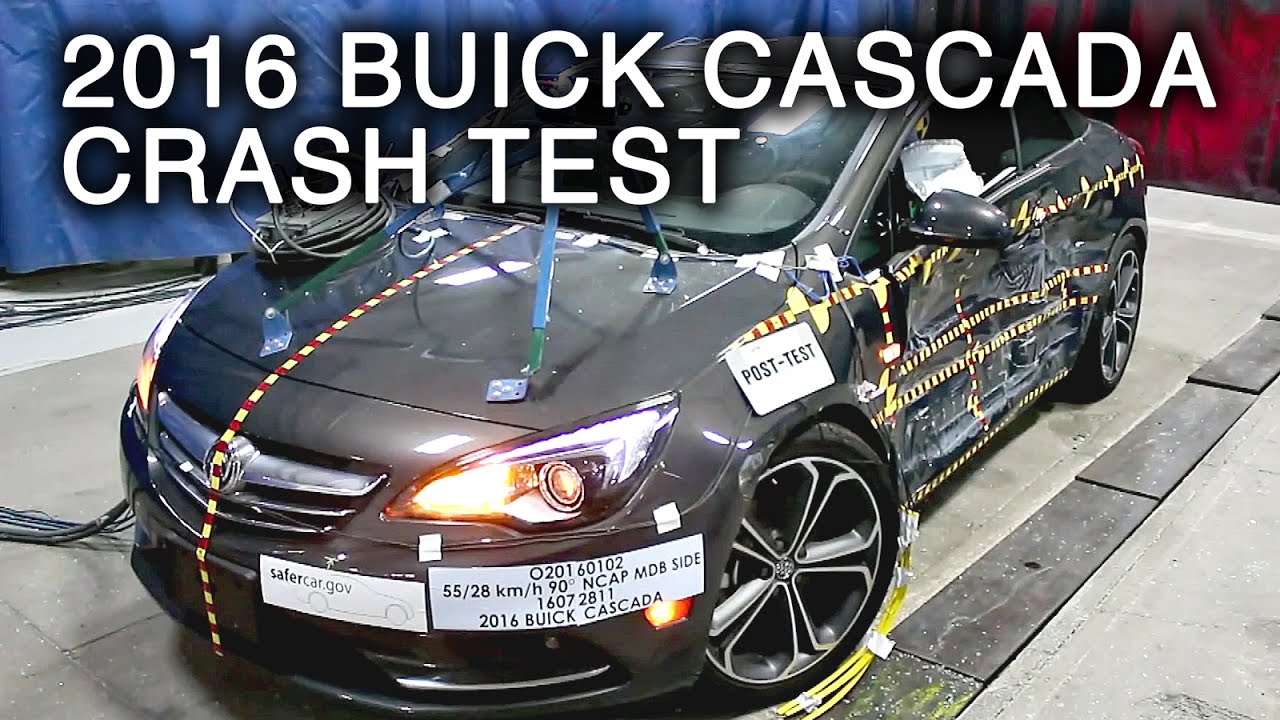 2016 Buick Cascada Convertible Side Crash Test - YouTube