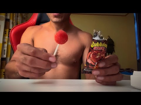 ASMR chupando paleta ¡Bubbalo Extreme! 📍🔥(Mouth sounds)