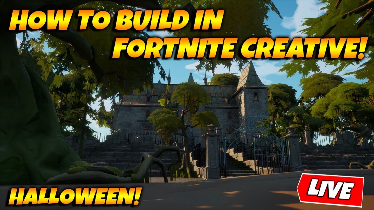 Building A Halloween Map In Fortnite Creative! #2 How To Build In ...