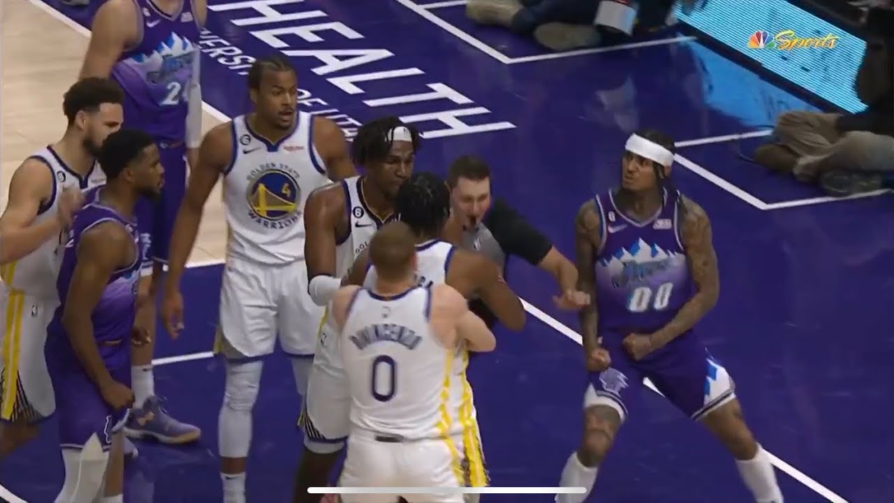 Jordan Clarkson and Jonathan Kuminga get into scuffle - Clarkson gets ...