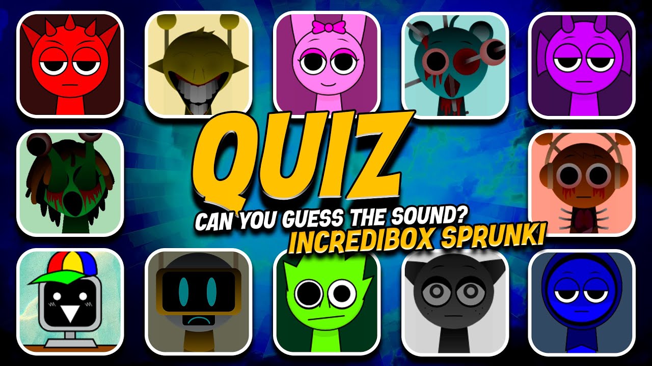 Quiz Guess Incredibox Sprunki Characters by their VOICE!? - YouTube