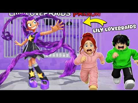 KINULONG KAMI NI LILY LOVEBRAIDS PRISON RUN | Roblox Tagalog