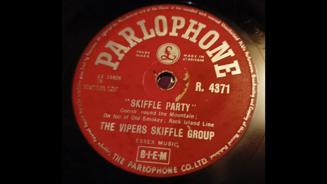 Skiffle Party - Side 1 - The Vipers Skiffle Group - 78rpm - YouTube