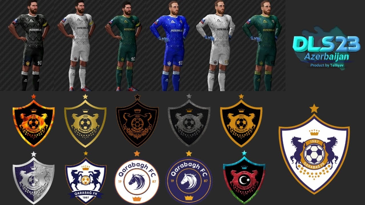 DLS23 QARABAĞ FORMA VƏ LOGO NECƏ YÜKLƏNİLİR / QARABAĞ FORMA VƏ LOGO ...