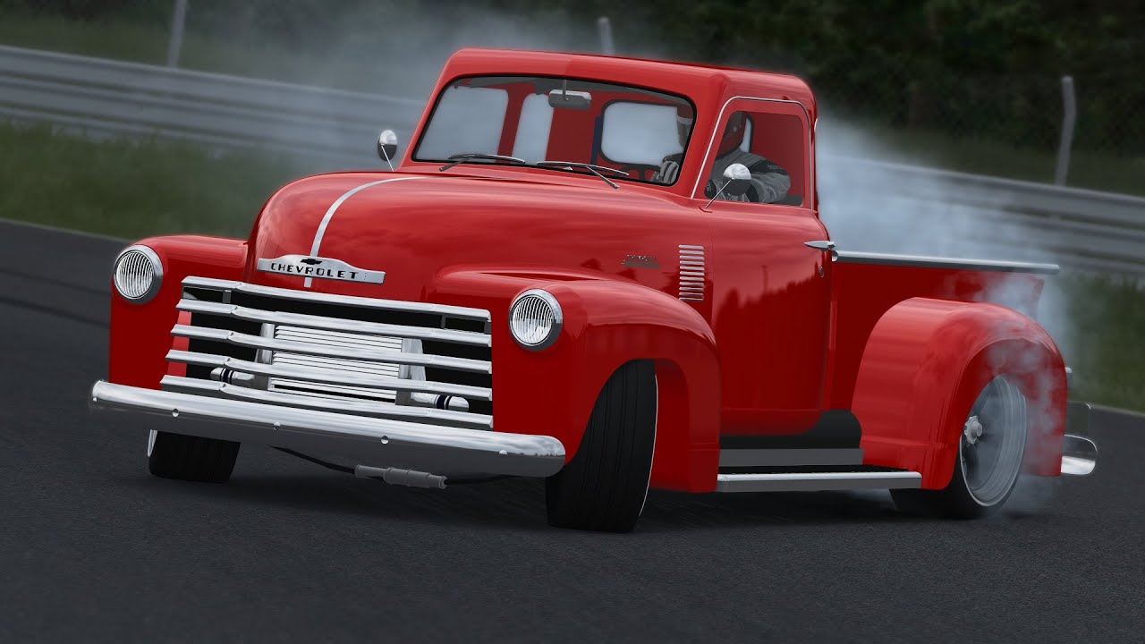 Assetto Corsa - 687 Bros Chevy 3100 1957 Pickup - YouTube