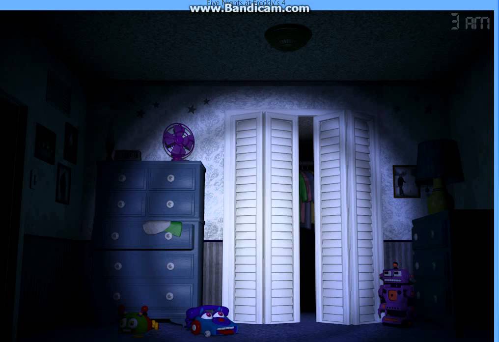 Five Nights At Freddy's 4 Gameplay! Plushtrap Game,Mini Games,And Night ...