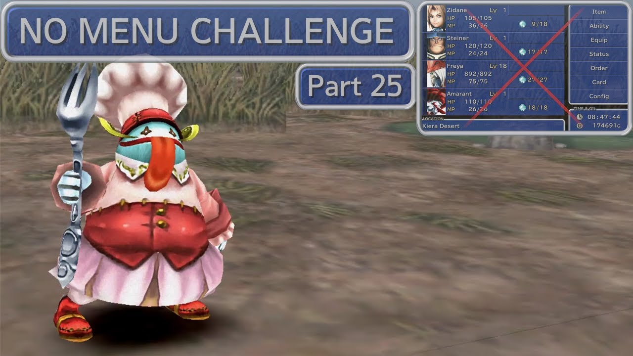 No Menu Challenge — Part 25: Quale — Final Fantasy IX - YouTube